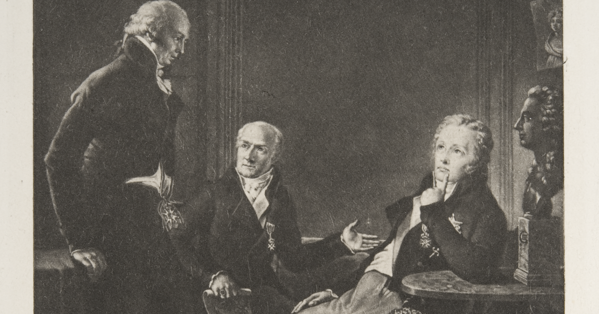 "The Three Gustavians", J. F. Aminoff, J. A. Ehrenström, and G. M ...